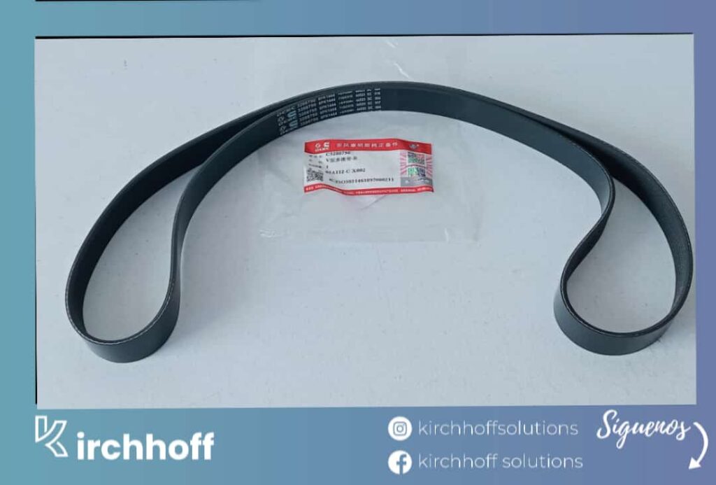 CORREA DE VENTILADOR 4BT/6BT REF. 3288790 / 8PK1444 CUMMINS ORIGINAL ...